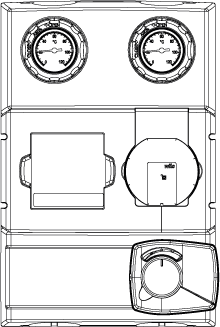 ESBE | GBA200, Circulation unit, Bivalent function